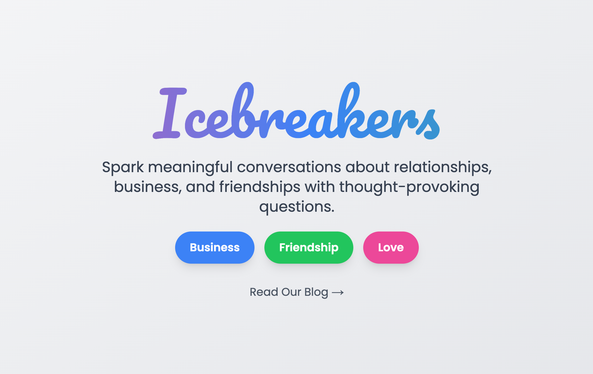 Icebreakers